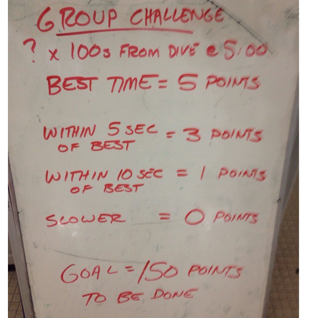 Try this challenge with your training group – The Swimming Wizard