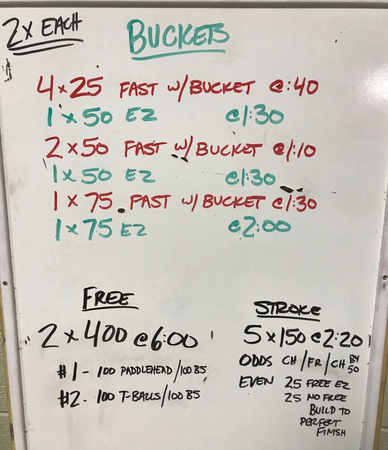 Buckets + Technique – The Swimming Wizard