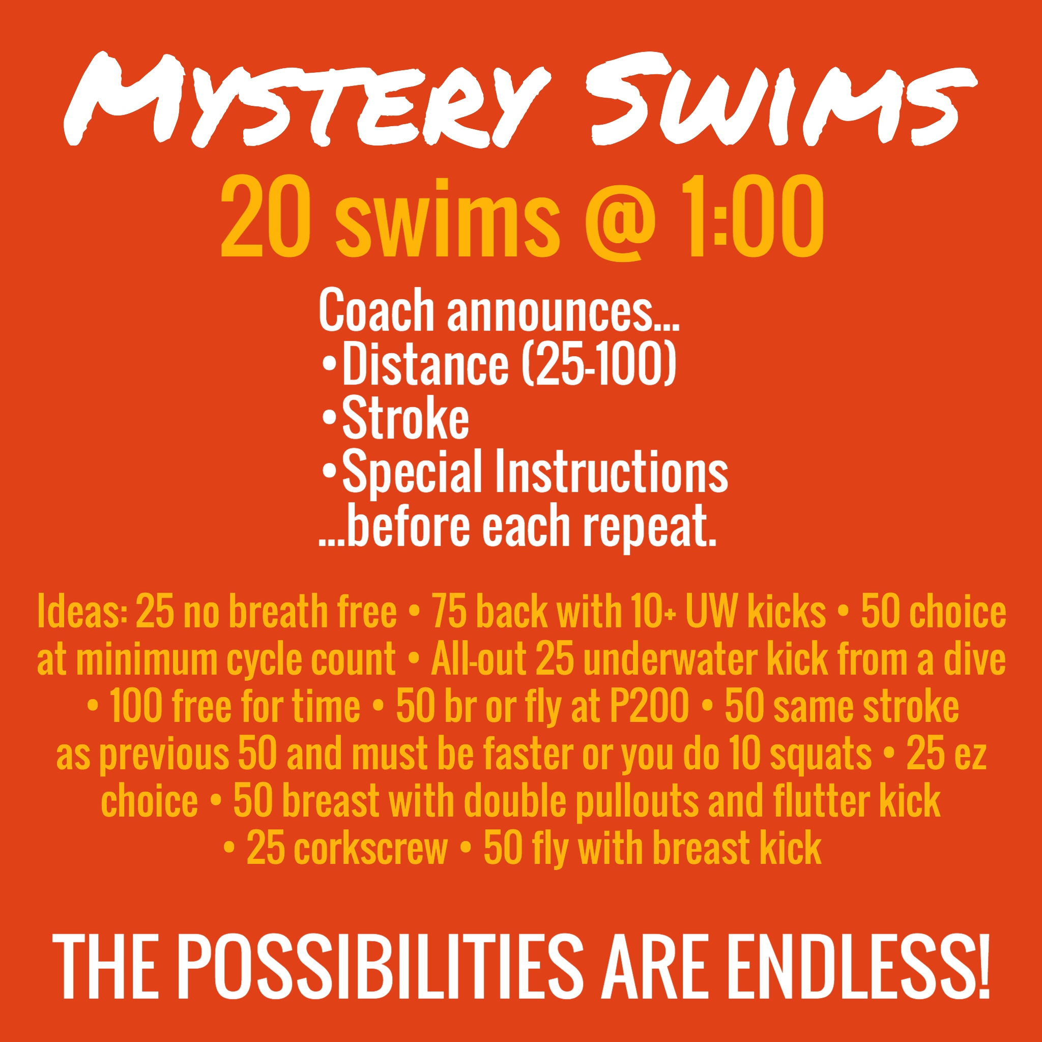 Mystery Swims – The Swimming Wizard