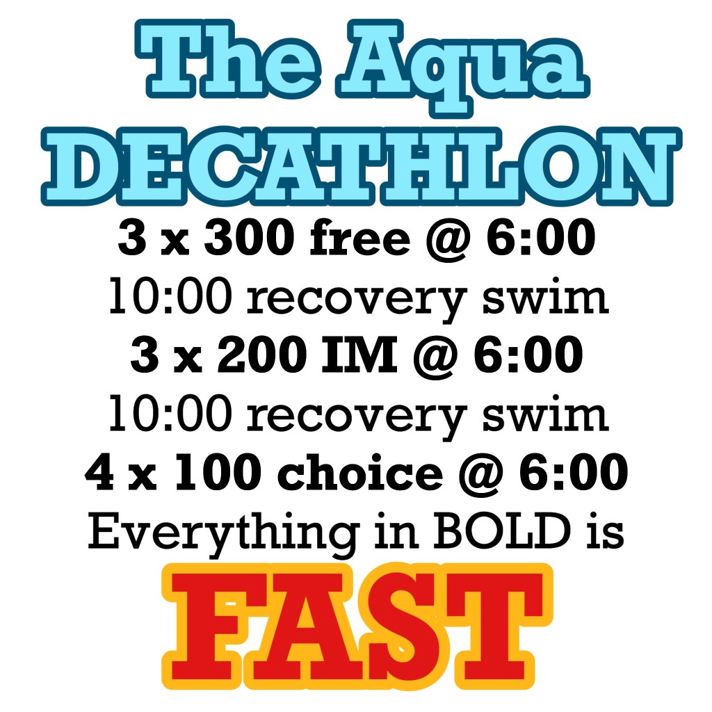 The Aqua Decathlon – The Swimming Wizard