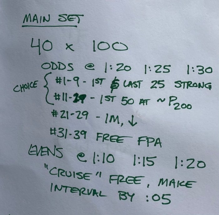 “Oh, so today we have a challenge set.” – The Swimming Wizard