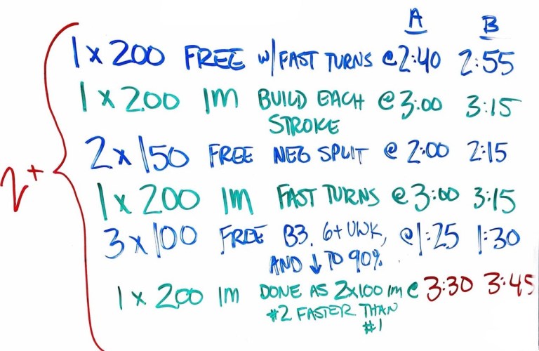 The Swimming Wizard: Distance Freestyle Set CAUTION! for Milers Only!