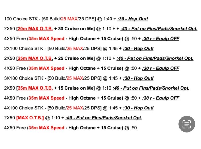 The Swimming Wizard: Distance Freestyle Set CAUTION! for Milers Only!