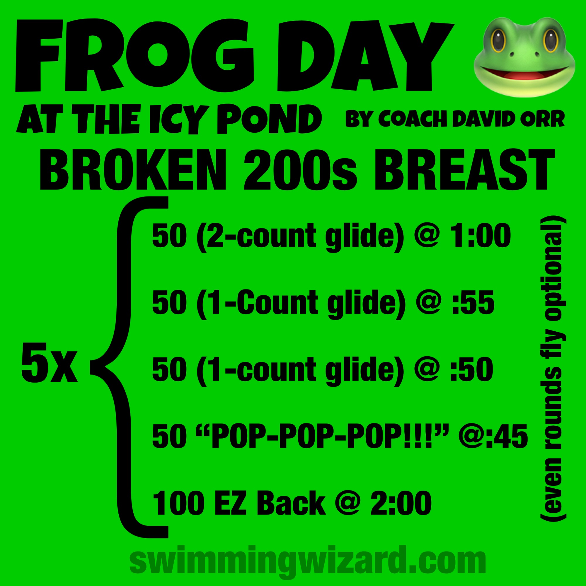 Frog Day – The Swimming Wizard